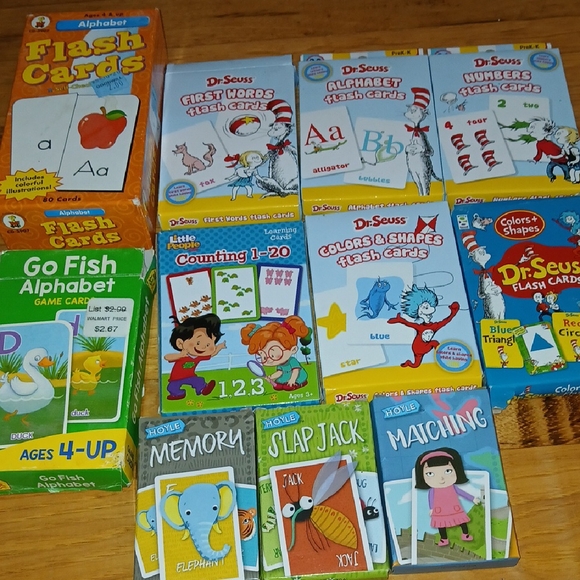 Dr. Seuss | Toys | Dr Seuss Colorful Learning Flash Cards Set | Poshmark